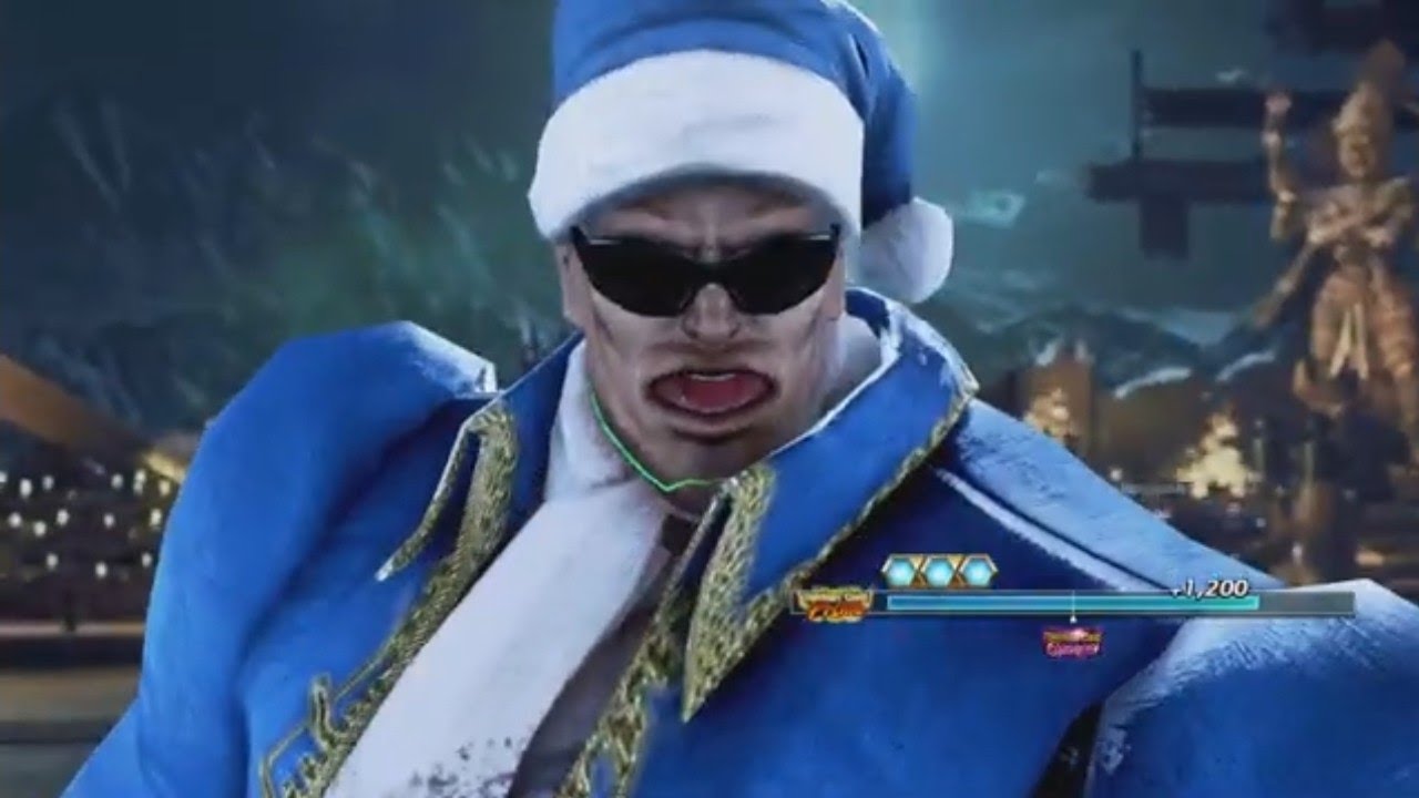 TEKKEN 7 JACK-7 With Silk Goat & Cargo Pants Outfit AKA Santa Claus ...