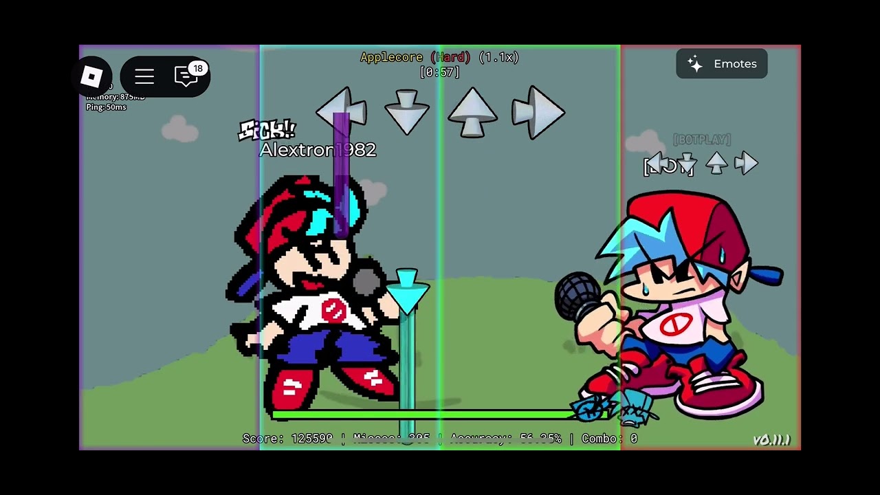 Chat I’m so cooked! 🗣️🔥🔥 (FNF Applecore Expunged part on Monday Morning ...