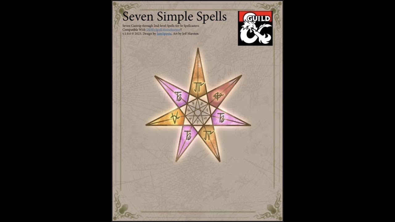 Seven Simple Spells for 5e Spellcasters - YouTube