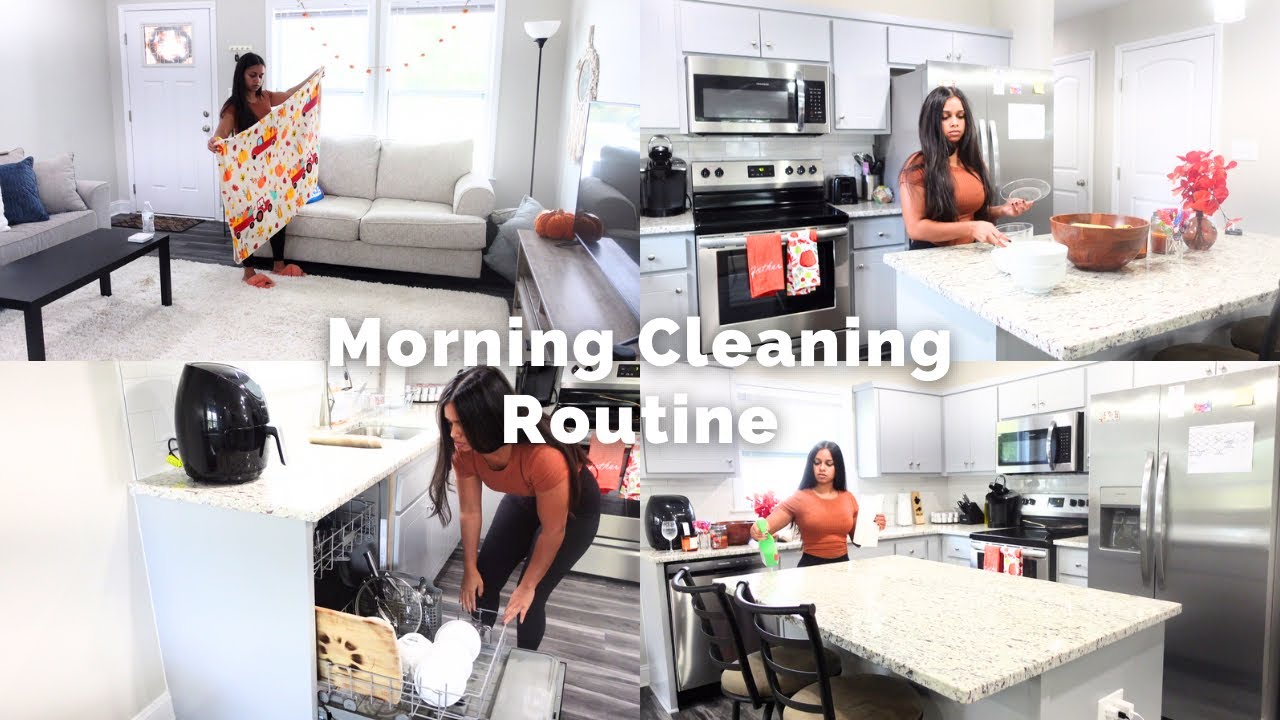 ⛅️ MORNING CLEANING ROUTINE | Clean with me | Cleaning motivation - YouTube
