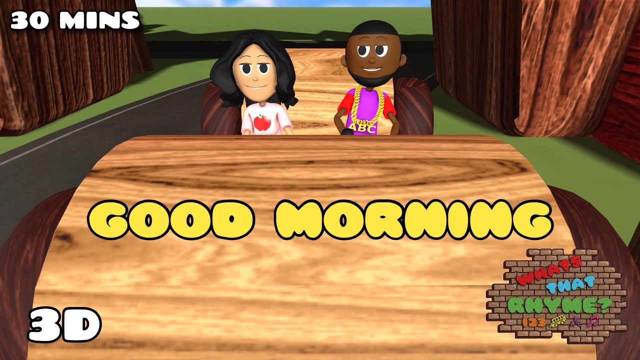 Good Morning Song Rap | Good Morning Rap Song For Kids + More Nursery ...