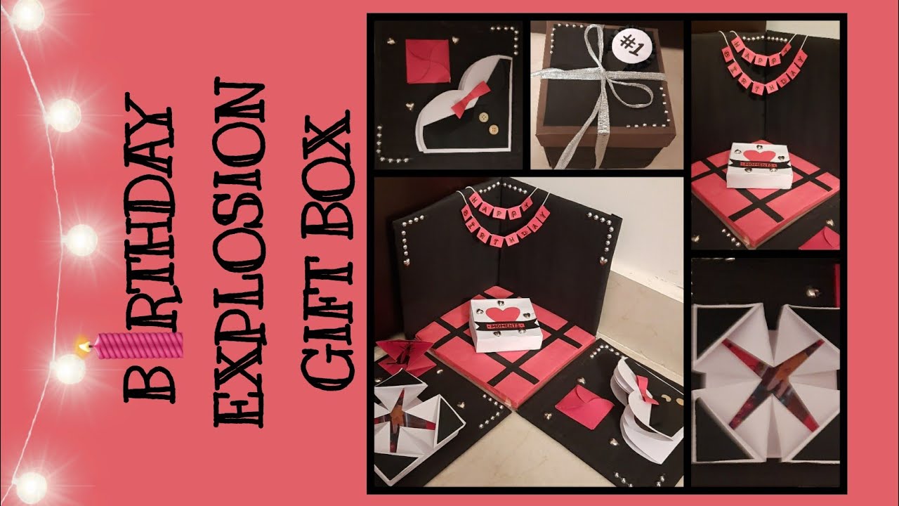 DIY Birthday Explosion Gift Box For Dad|Tutorial|Paper Craft Ideas|ICY ...