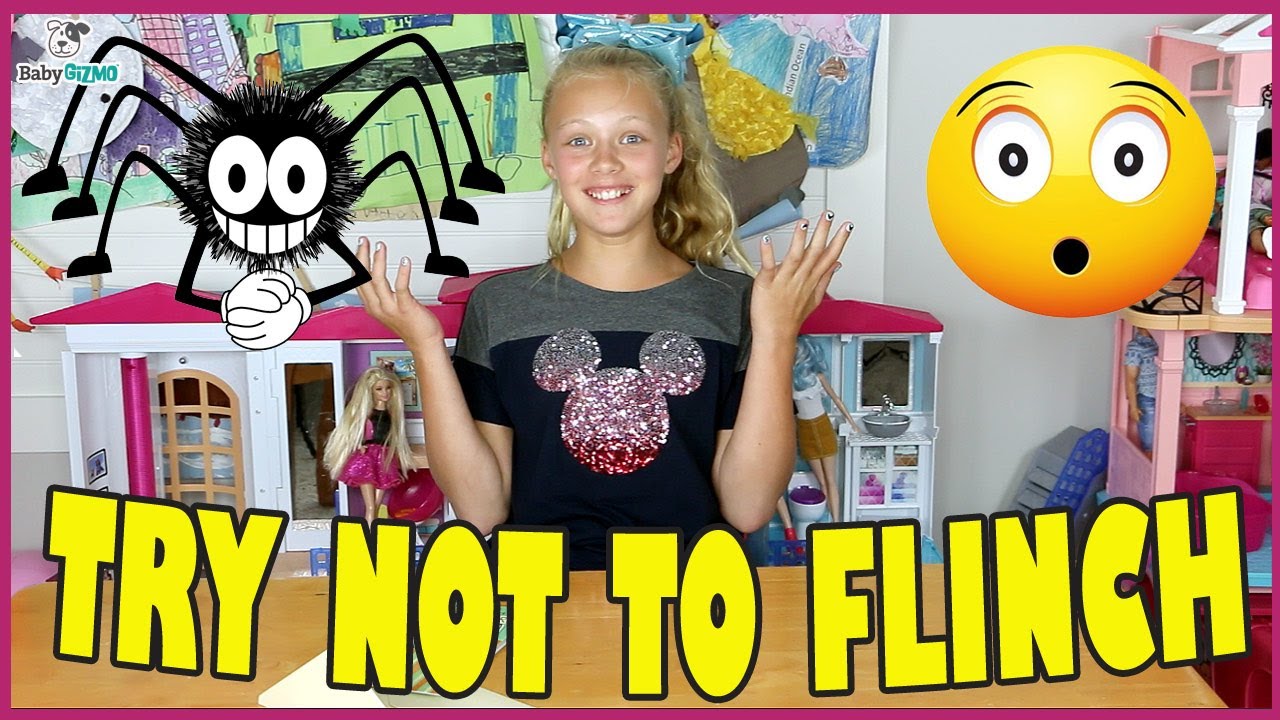TRY NOT TO FLINCH CHALLENGE!! KIDS REACT TO SCARY THINGS! - YouTube
