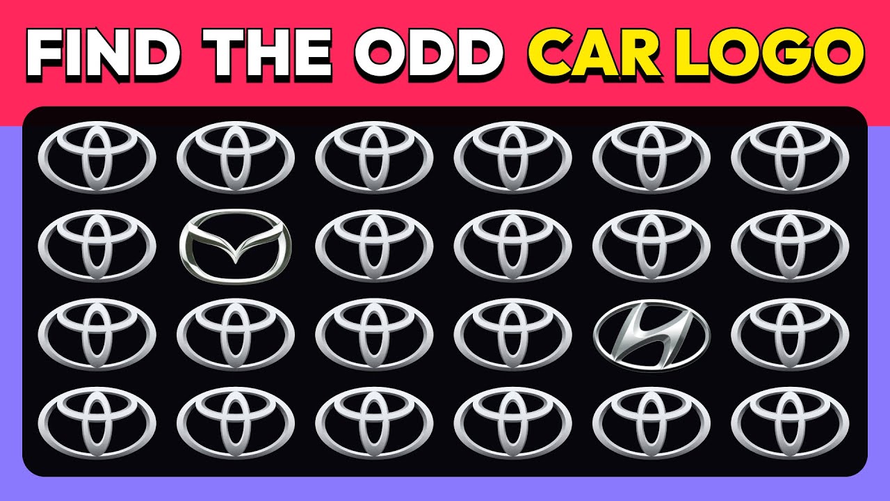 Find the ODD One Out - Car Logo Challenge 🚘 | 30 Ultimate Levels - YouTube