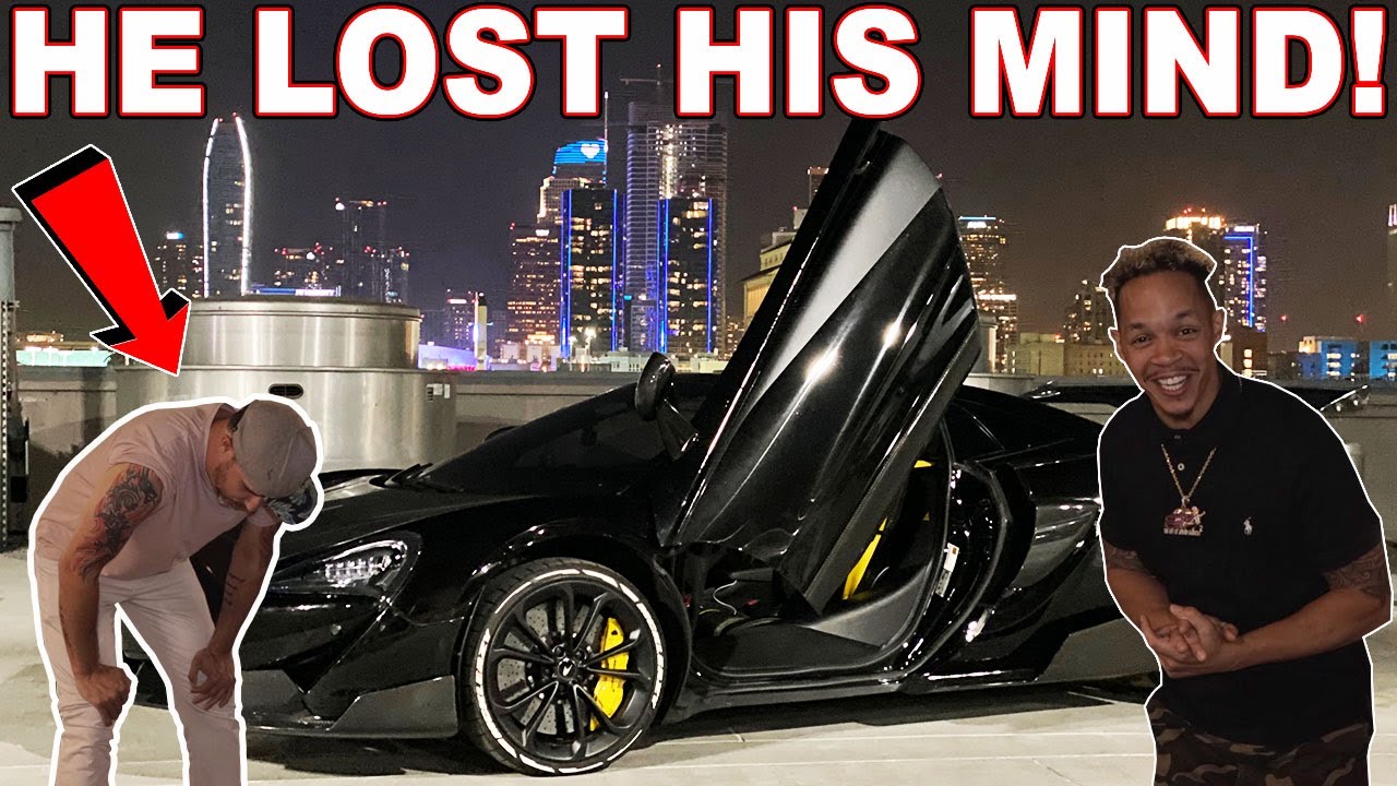 TOOK MY VIDEOGRAPHER ON A RIDE IN TALL GUY CAR REVIEWS MCLAREN 570S ...