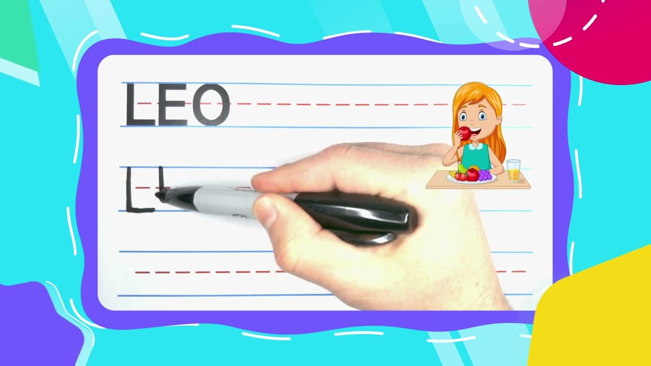 How To Write LEO!!! -- FOR KIDS - YouTube