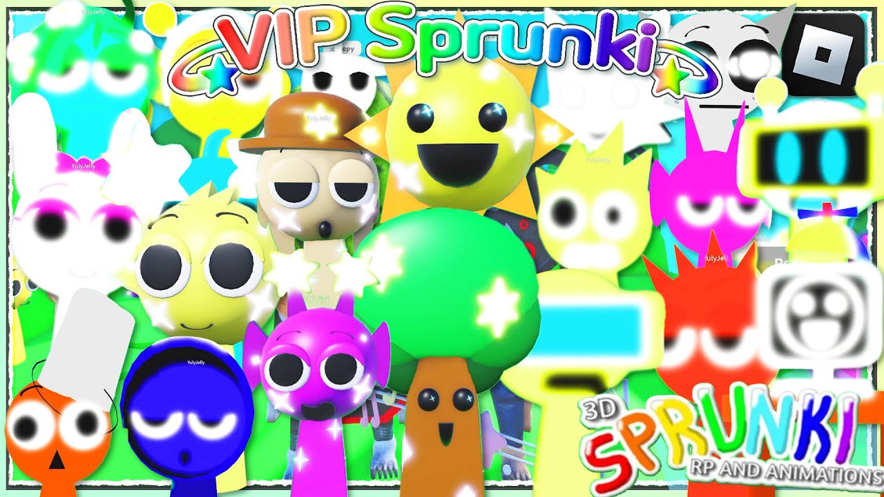 [🌈VIP Sprunki]🌈3D Sprunki RP And Animations 🔎VIP Command, VIP Room🎵 - 🎮 ...