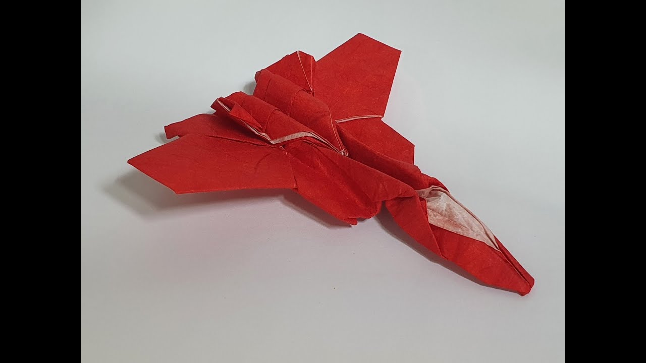 f-22 접기(f-22 origami) - YouTube