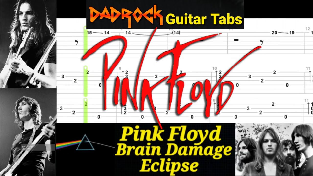 Brain Damage / Eclipse - Pink Floyd - Guitar Backing Track (w/Tabs ...