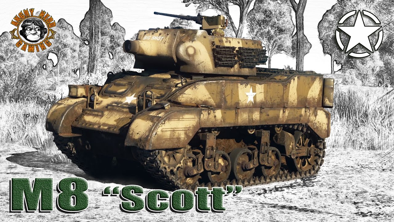 War Thunder: M8 “Scott” Howitzer Motor Carriage, American, Tier-1 ...