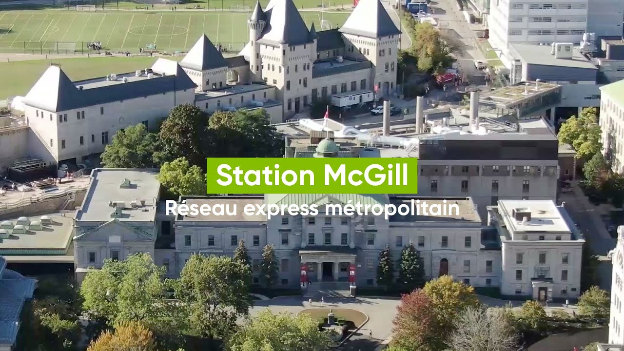 La station McGill prend forme | REM - YouTube