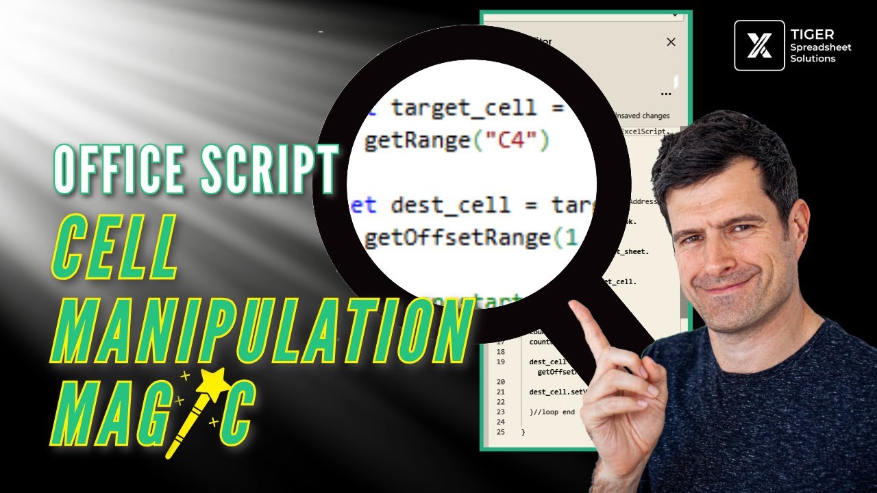 Excel Office Script For Beginners Part 2 Of 3 Manipulate Cells With