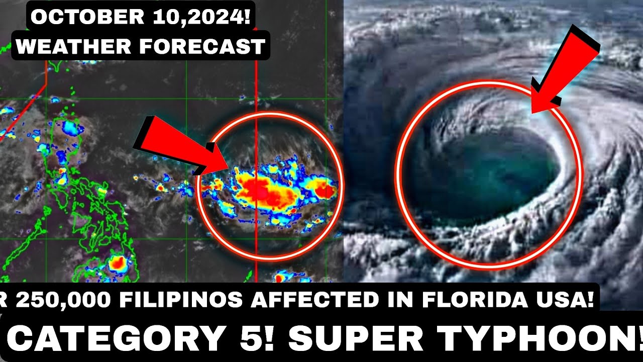 OCTOBER 10,2024! LANDFALL! SUPER TYPHOON IN FLORIDA! OVER 250K ...