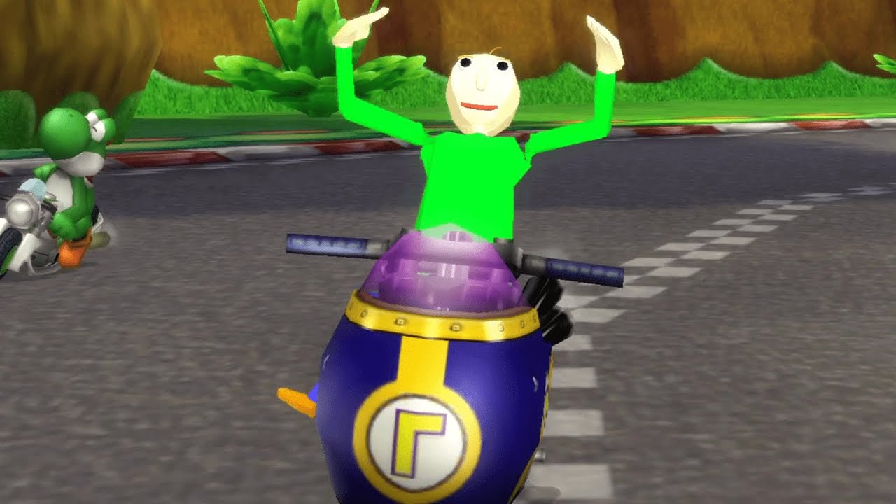 Baldi's Basics in Mario Kart Wii - YouTube