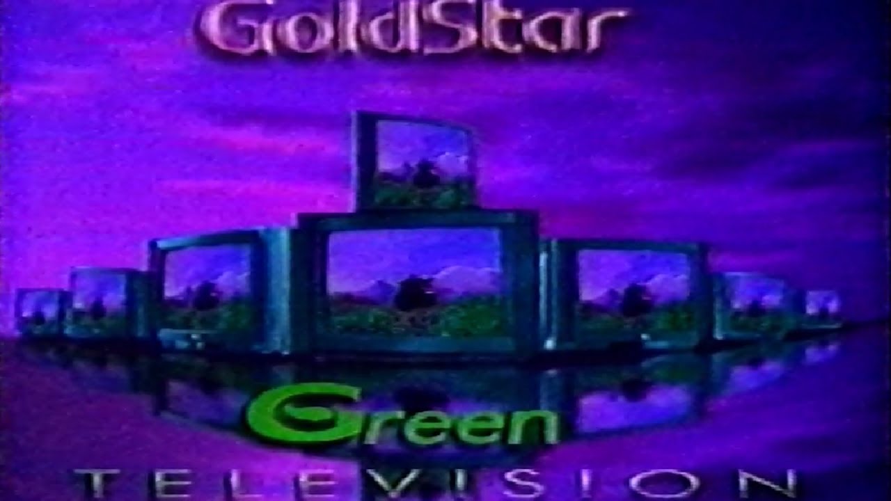 GoldStar Green TVs (1994) - YouTube