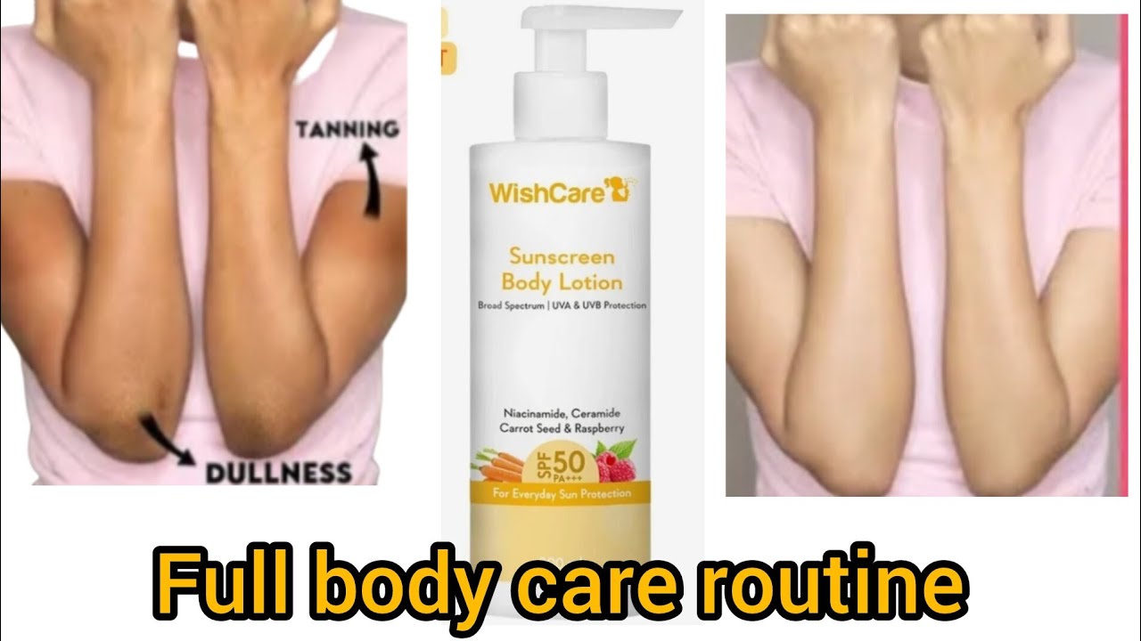 Ultimate body care routine at home # perfect skin tone kaise paye - YouTube