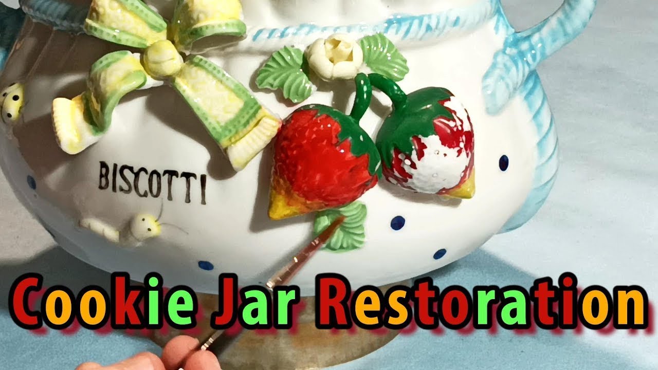 Ceramic Cookie Jar Restoration: Watch the Transformation! - YouTube