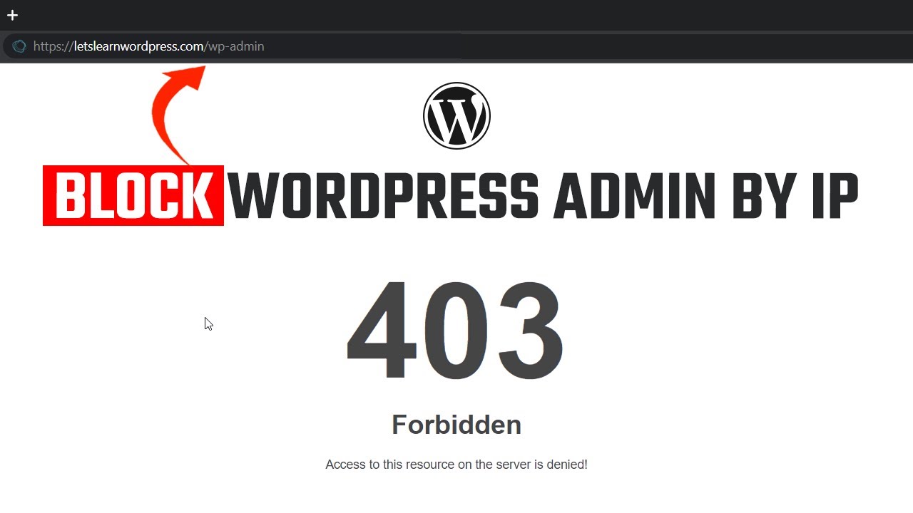 Restrict Wp Admin Access By Ip Allow Deny Htaccess Wordpress 84