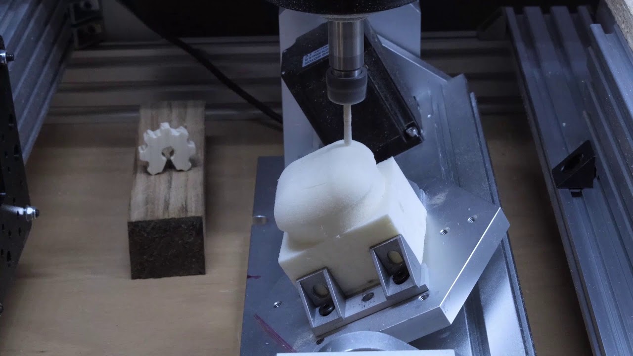 Fusion 360 5 axis simultaneous test - YouTube