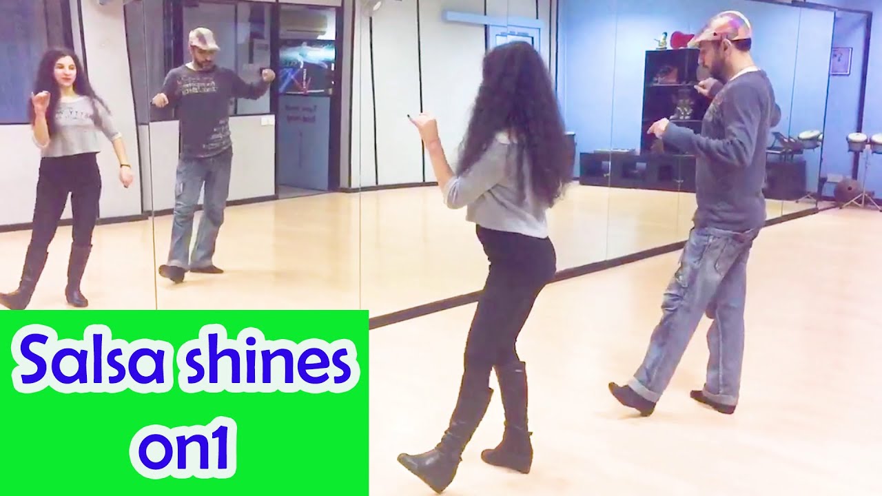 Salsa Footwork + SIDE Body Wave~ [On1] - YouTube