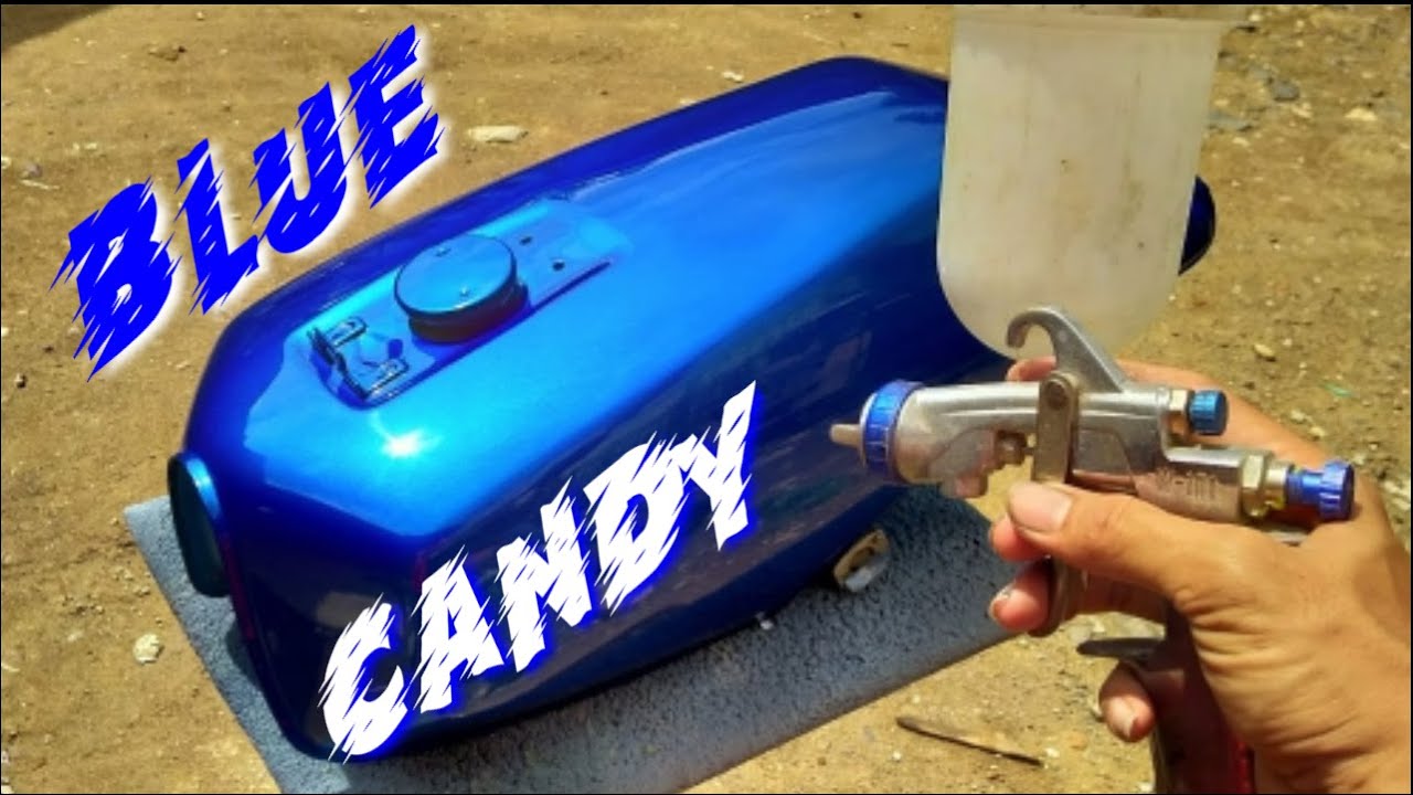Repaint Tangki Biru candy - YouTube