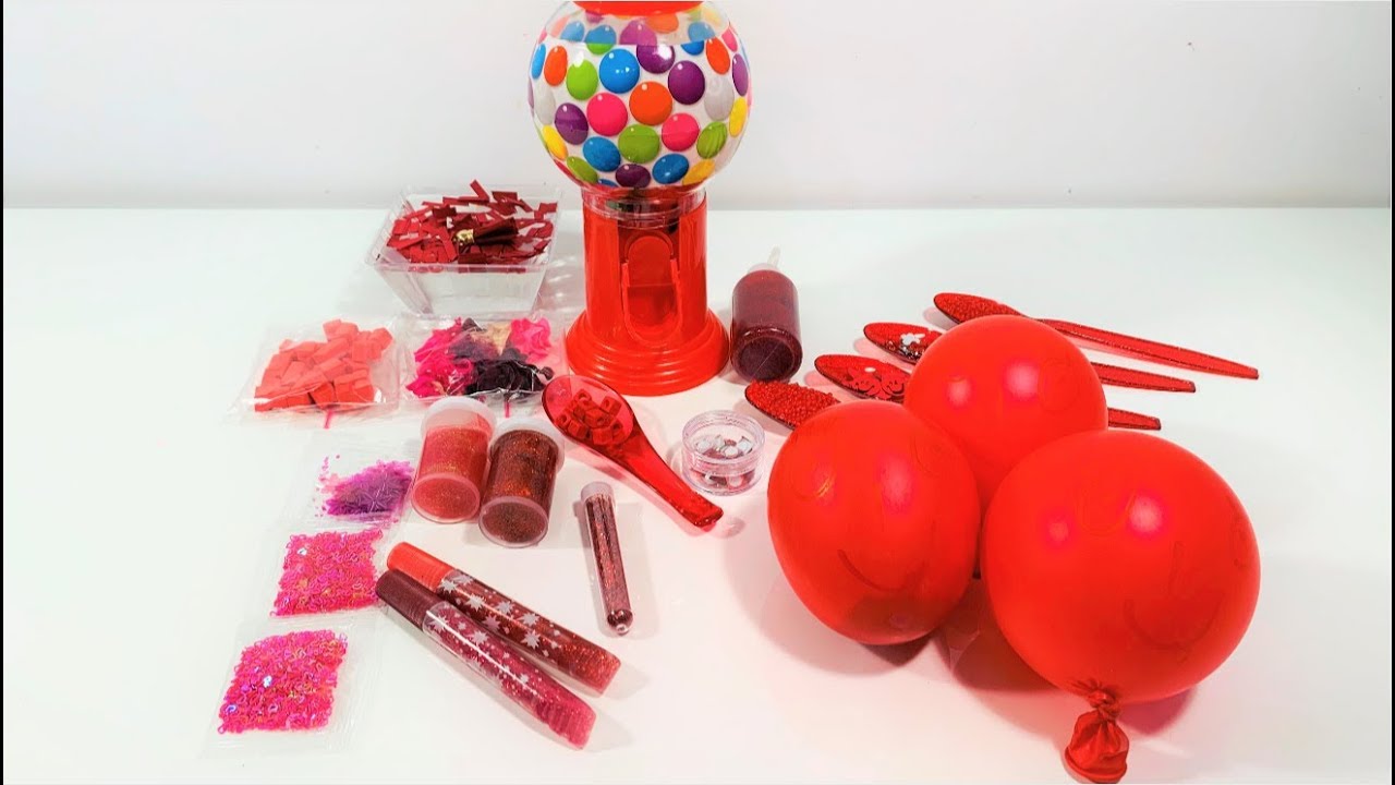 Tedy Tells...How to Make Red Fluffy Slime | Slime Story | 66 - YouTube