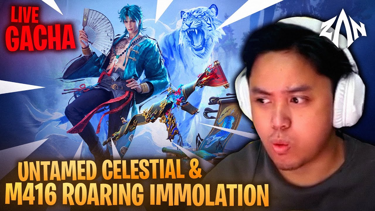 Gacha M4 Roaring Immolation & Untamed Celestial - YouTube