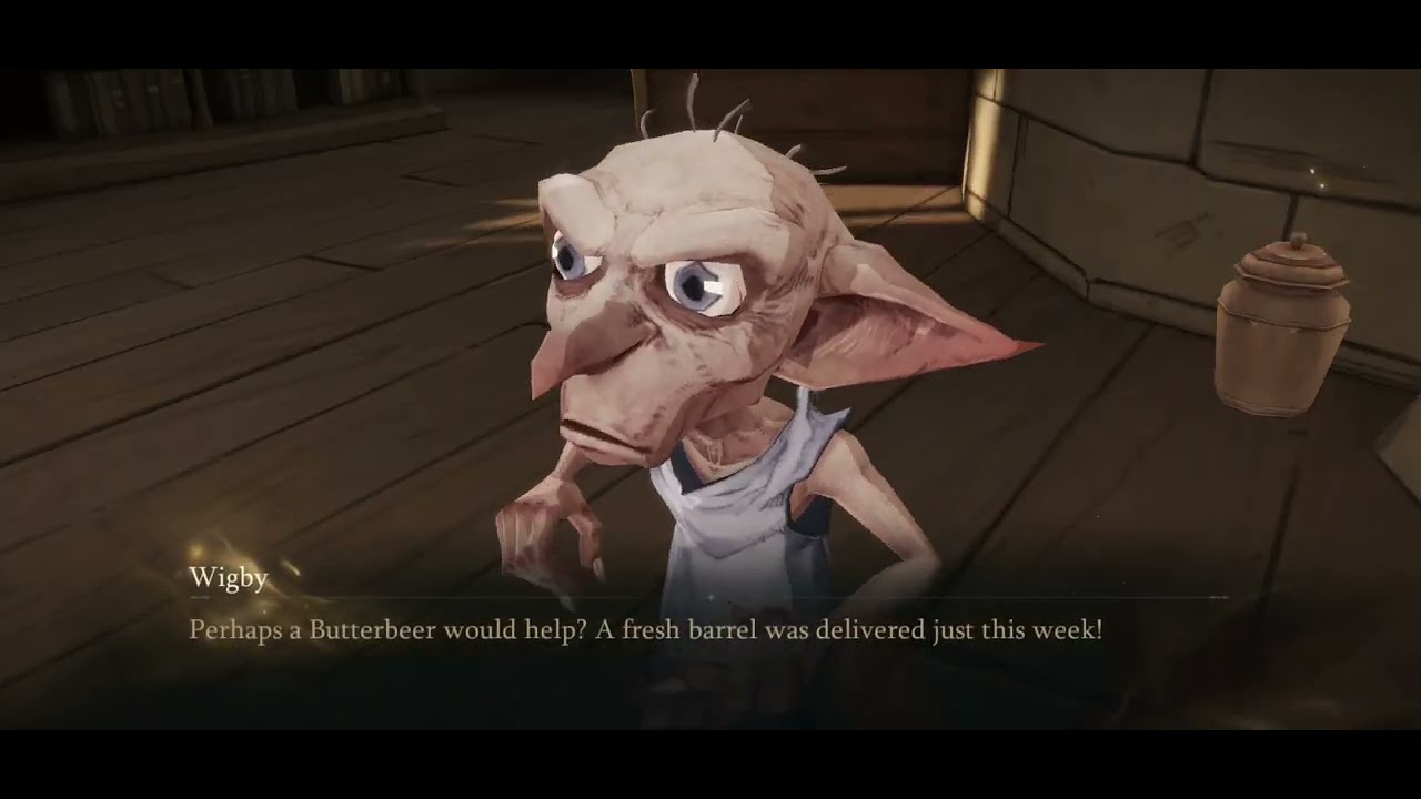 House-elf cleaning the classroom Magic Awakened Looking For Liquid Luck ...