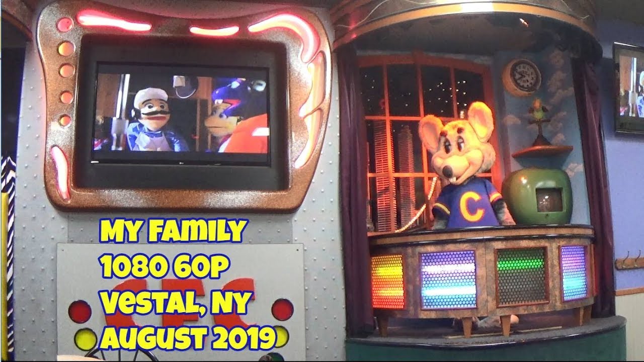 My Family Chuck E. Cheese's Studio C Alpha Vestal NY August 2019 - YouTube
