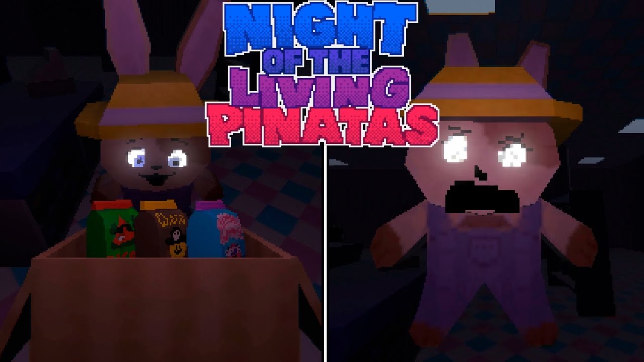 Horror Game "Night of The Living Pinatas" – full walkthrough - YouTube