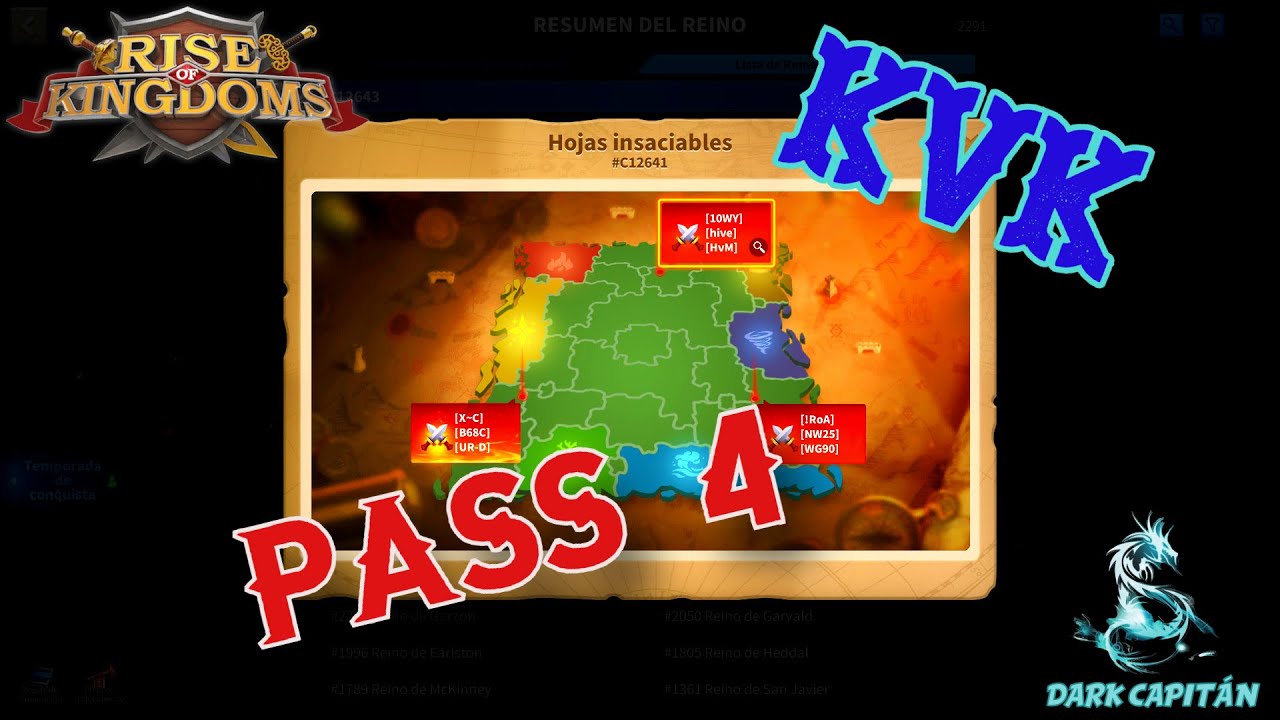 Abre Pase 4: Apertura del pase y guerra entre Fuego y Tierra | KvK del Reino 2291 | Rise of ...