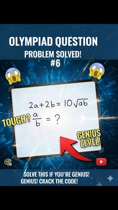 The VIRAL Math Problem NO ONE Can Solve (Olympiad Challenge) #bestmath ...