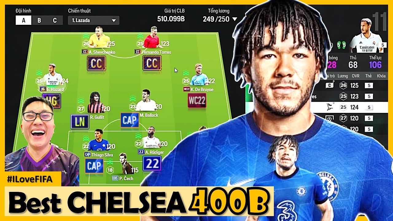 I Love Xây Dựng đội hình CHELSEA 400 TỶ Mạnh Nhất FO4 / FC ONLINE ...