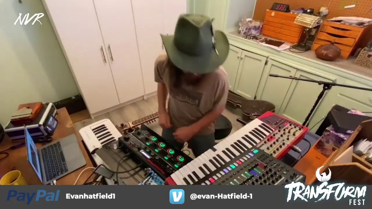 Transform Fest 2020 - Evan Hatfield- LIVE LOOPING PERFORMANCE - YouTube