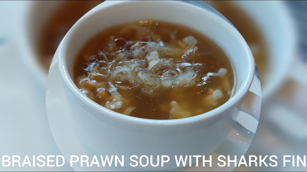 BRAISED PRAWN SOUP WITH SHARKS FIN || SUP HISIT UDANG - YouTube