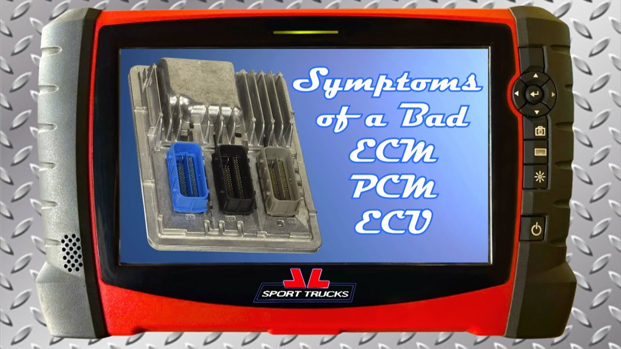 Symptoms of a bad ECM PCM ECU - YouTube