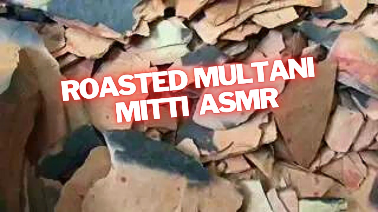 Roasted Multani mitti,Multani mitti for eating,asmr clay,asmr mitti ...