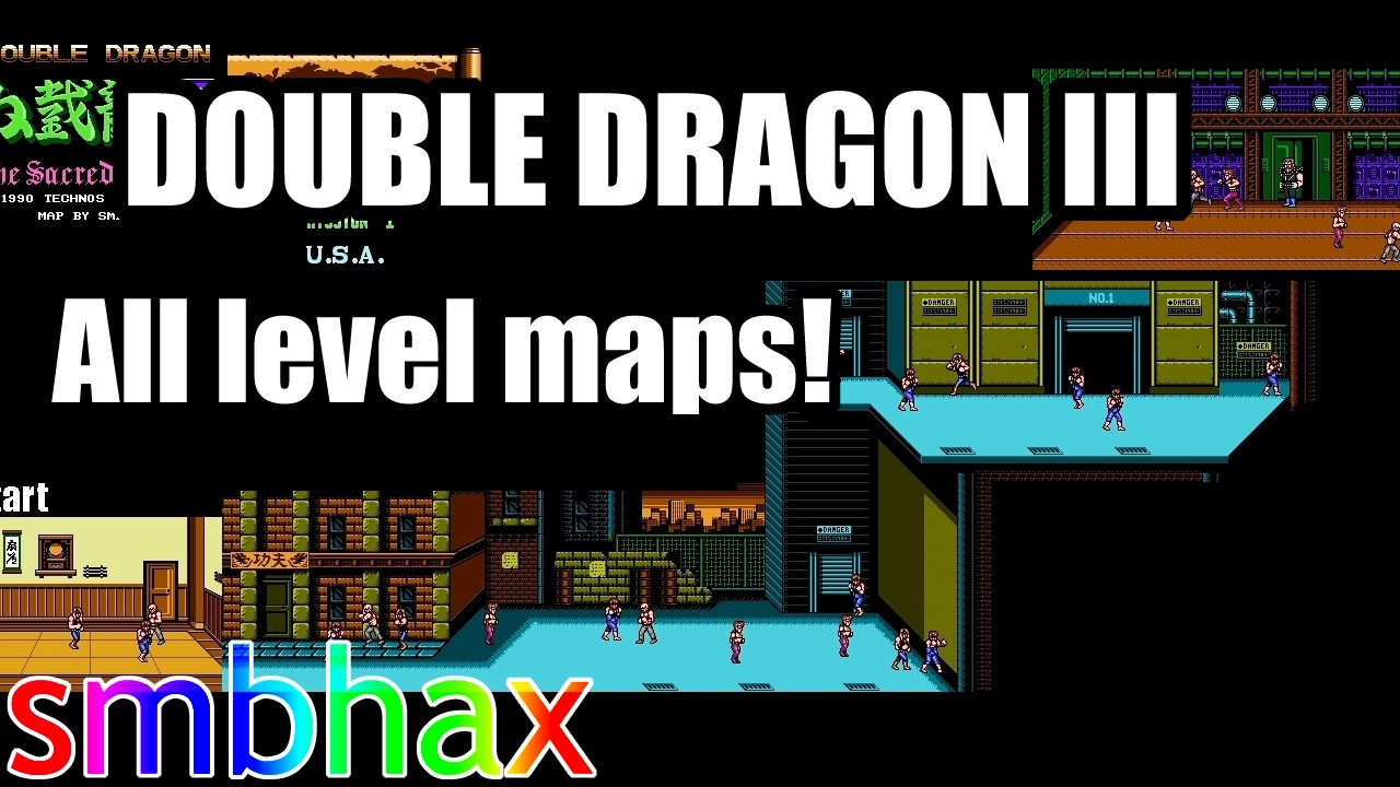 Double Dragon III: The Sacred Stones (NES) - I made maps of all the ...