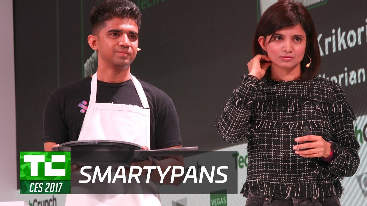 SmartyPans: Cookware That Helps You Make Meals at CES 2017 - YouTube