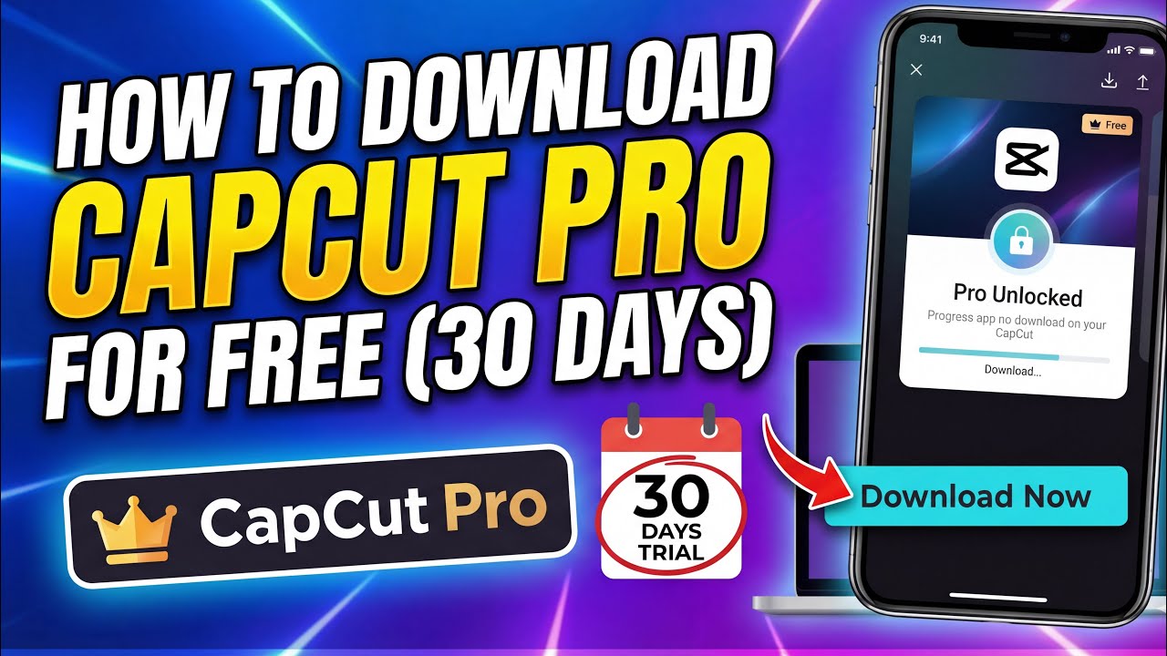 How to Get CapCut Pro for Free for 30 Days | CapCut Pro Free Trial 2026 ...
