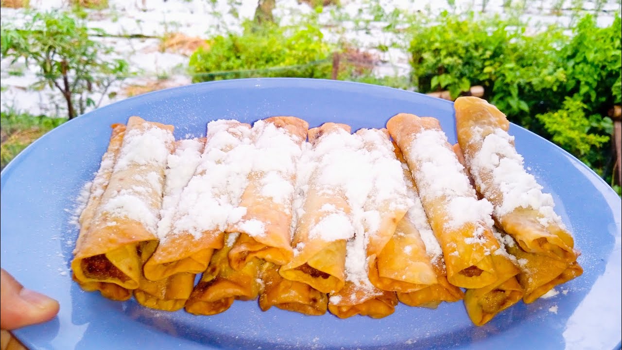 Cara Membuat Banana Roll Kulit Pangsit Ide Untuk Jualan Laris Manis Youtube