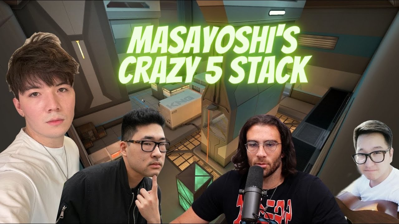 Masayoshi's Crazy 5 Stack with Peterpark Hasanabi Tubbo & Abe - YouTube