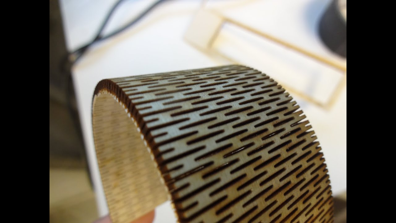 Laser Cut Bendable Wood YouTube Laser Cut Bendable Wood YouTube
