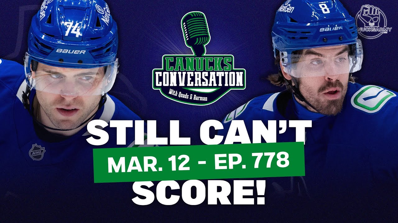 The Canucks STILL can't score ft. Ryan Pike | Canucks Conversation Live ...