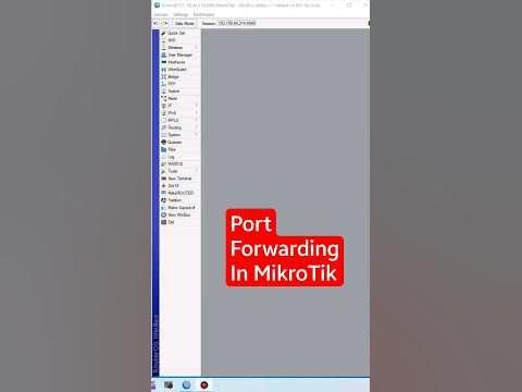 How to Port forwarding in mikrotik #mikrotiktutorial - YouTube