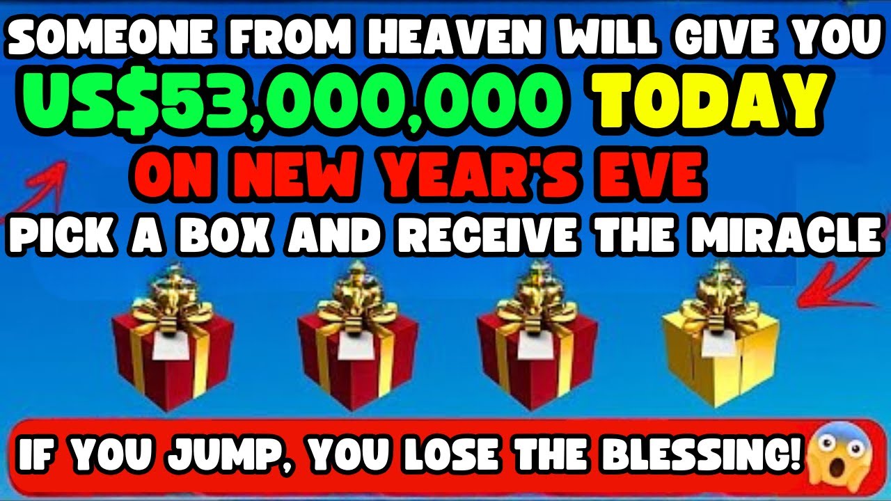 🎁GOD SAYS SON, OPEN UP NOW AND RECEIVE WHAT YOU HAVE ASKED OF GOD!🛑 GOD ...