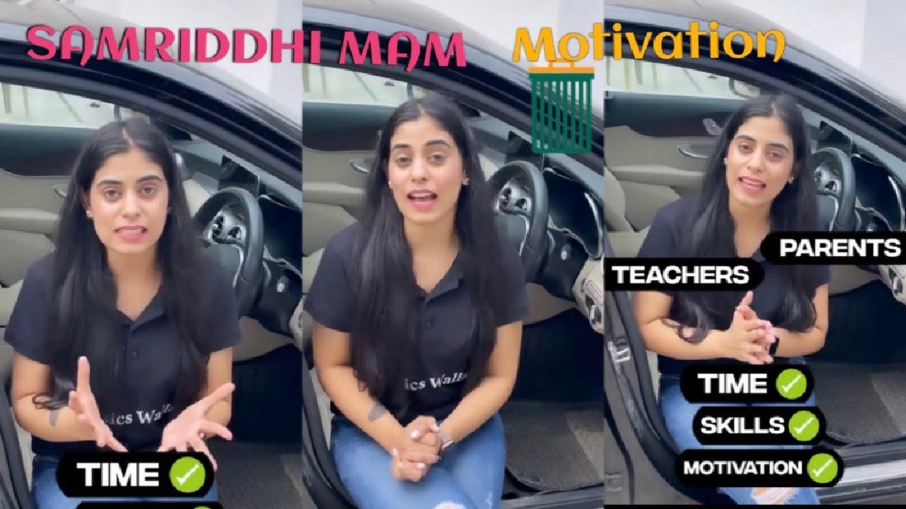 Samridhi Mam Motivation To Achieve Goalspwpwmotivationshortsphysicswallahlifegoals