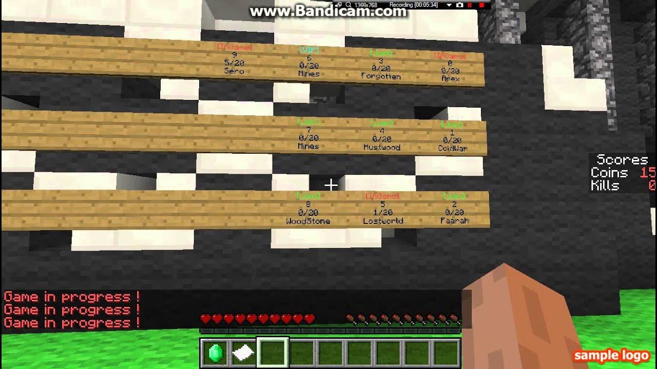 minecraft server hunger games ep 1 - YouTube