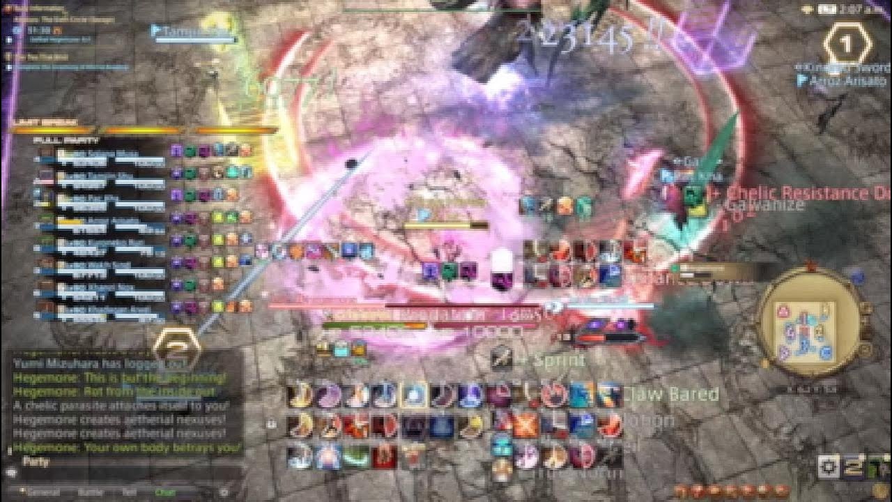 FF14 P6S Cachexia 1 (Timers Strat) - YouTube