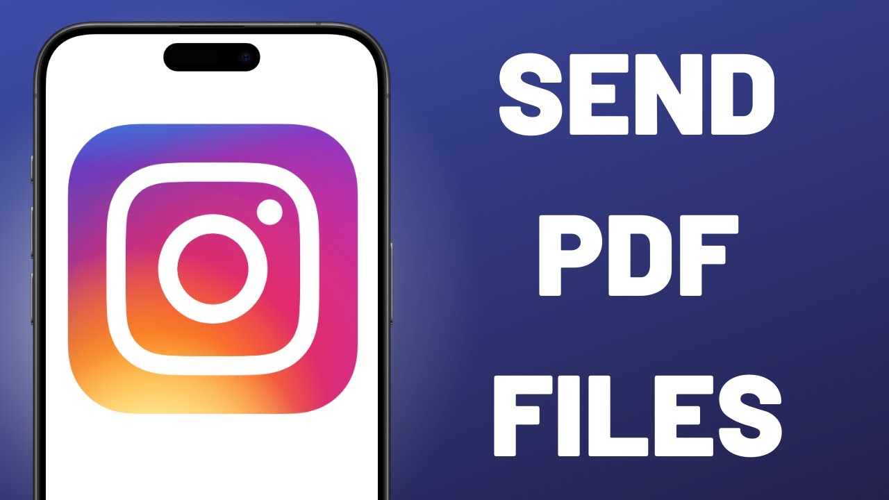How To Send PDF Files in Instagram DMs (Step by Step) - YouTube